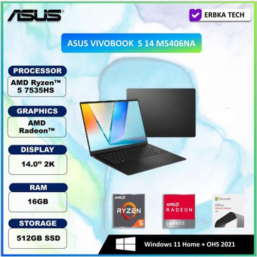 Jual ASUS Vivobook S 14 OLED M5406NA Ryzen 5-7535HS 16GB 512GB 14 ...