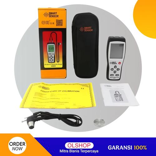 Jual Ultrasonic Thickness Gauge Kaca Besi Plastik AS840 Smart Sensor ...