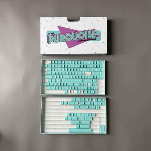 Jual Wuque Keycaps WS Purquoise Keycaps Custom Keyboard Double shot PBT ...