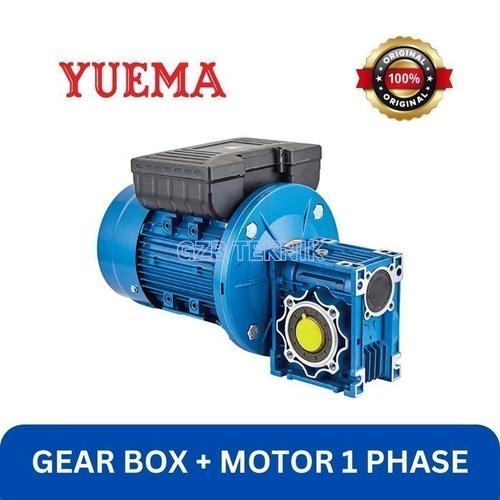 Jual GEARBOX NMRV 063 YUEMA COUPLE MOTOR 1 PHASE 1.1kW 1.5HP YUEMA B5 ...
