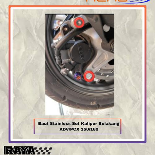 Jual Baut Probolt Stainless Set Kaliper Belakang ADV/PCX 150/160 - Kota Bekasi - RAYA.GARAGE ...