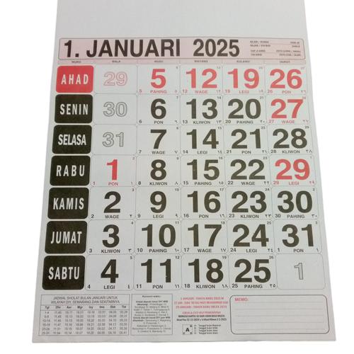 Jual KALENDER LENGKAP KALENDER DINDING KALENDER ALMANAK KALENDER JAWA ...