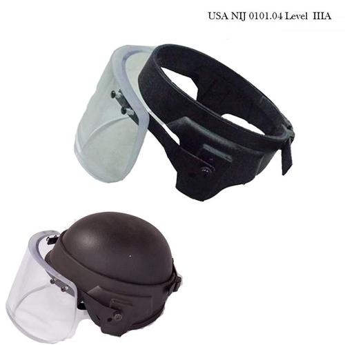 Jual Bullet Proof Glass Ballistic Face Shield Military Tatico Anti Riot ...