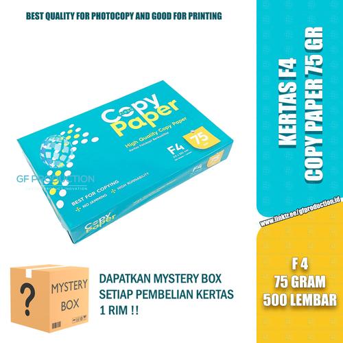 Promo Kertas HVS F4 75gr Copy Paper 1 Rim / 500 Lembar (21,5 x 33,0 cm ...