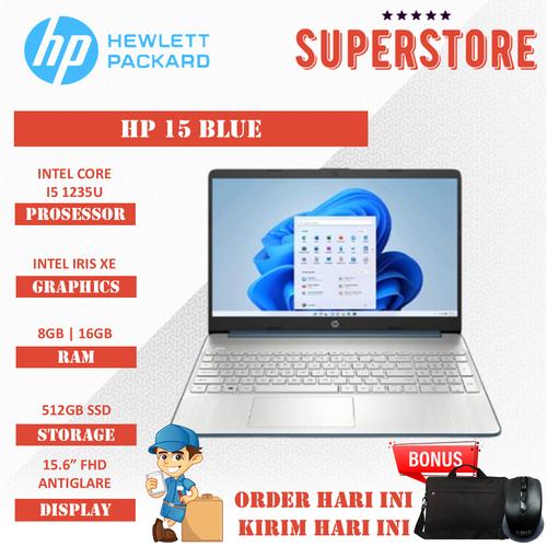 Jual Laptop HP 15 Intel Core i5 1235U RAM 16GB SSD 512GB Layar 15.6 Inch Full HD Windows 11 ...