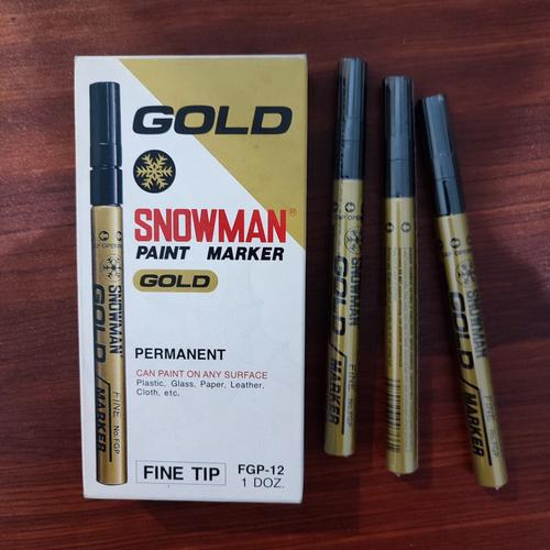 Jual SPIDOL SNOWMAN PAINT MARKER GOLD PERMANENT FGP-12 - Kota Surabaya ...