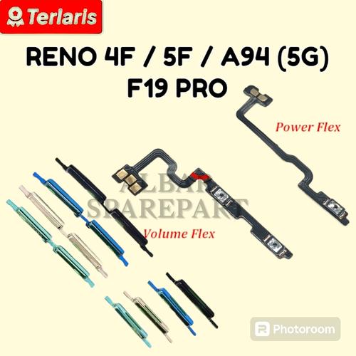 Jual TOMBOL ON OFF POWER VOLUME RENO 5F 4F CPH2217 CPH2209 FLEXIBLE RENO5 F - FLEX VOLUME, A94 ...