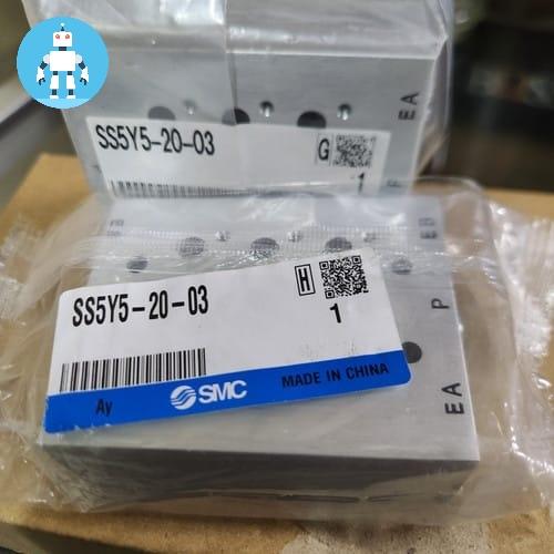 Jual Manifold Solenoid SY5000 SMC SS5Y5-20-03 (3 baris/3 Station ...