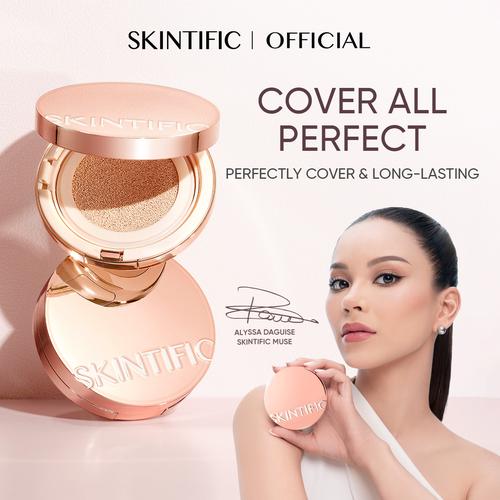 Jual Skintific Cover All Perfect Cushion UV SPF 35 PA+++Foundation ...
