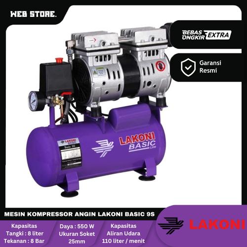 Promo Mesin Kompressor Listrik Udara Compressor 8 Liter Lakoni Basic 9S ...