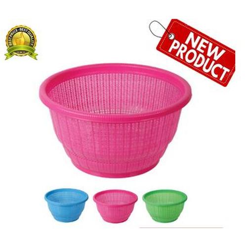 Jual Bakul Wakul Nasi Baskom Jaring Plastik Tradisi Bulat 39cm Nagata ...