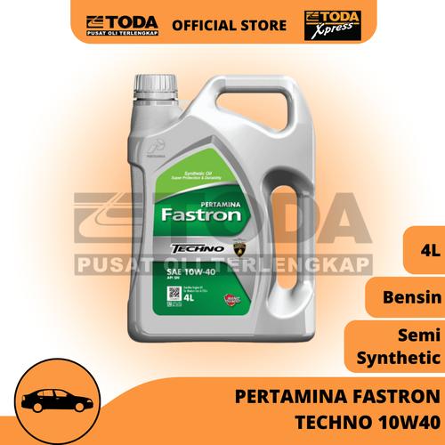 Jual Oli Mesin Pertamina Fastron Techno 10W40 API SN 4L Original ...