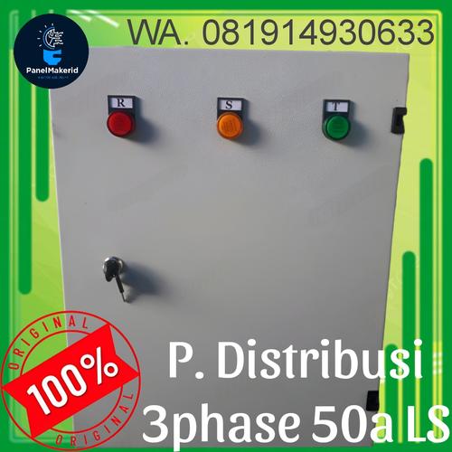 Jual panel distribusi 3phase 50a spec LS panel pembagi panel 3phase ...