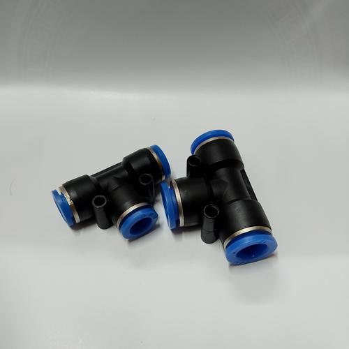 Jual FITTING PNEUMATIC SELANG MODEL T SELANG 4MM / PE 04 - PE 16 ...