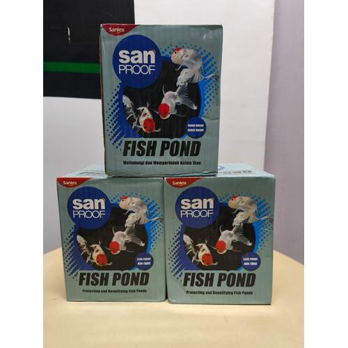 Jual Sanproof Fish Pond Cat Kolam Ikan Super Aman - 2.5Kg, Hitam - Kota ...