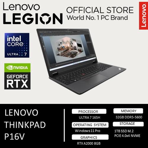 Promo Lenovo Thinkpad P16V G2 Ultra 7 165H RTX A2000 8GB/ 16GB 1TB ...