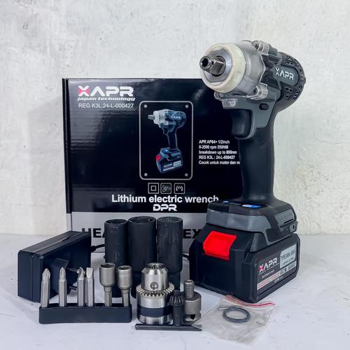 Jual APR JAPAN BOR IMPACT WRECH 88VF 1 BATERAI AP84+ 550NM PEMBUKA BAUT ...