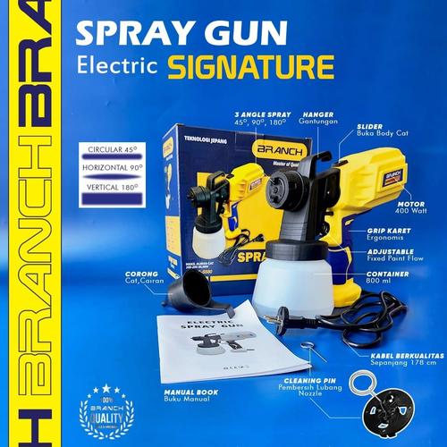 Jual Branch Spray Gun Electric 400w 800ML / Cat Semprot Elektrik ...