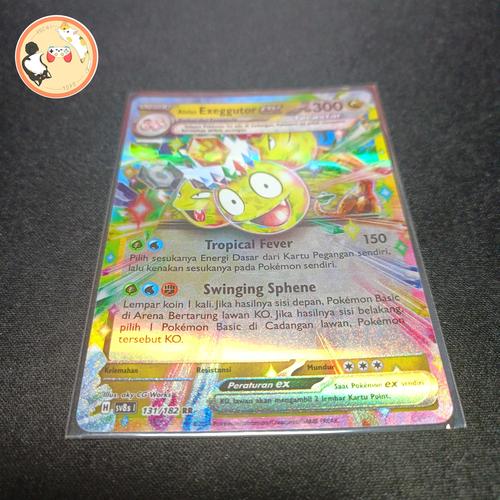 Jual Kartu Pokemon Indonesia Alolan Exeggutor ex Terastal Kilat Rasi RR ...
