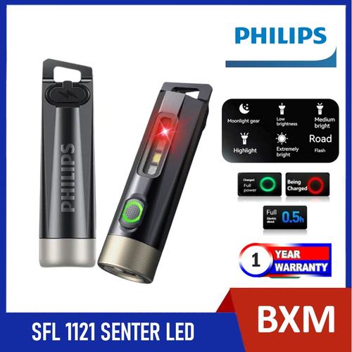 Promo Philips Senter Led Flashlight Led Senter Police Super Terang ...