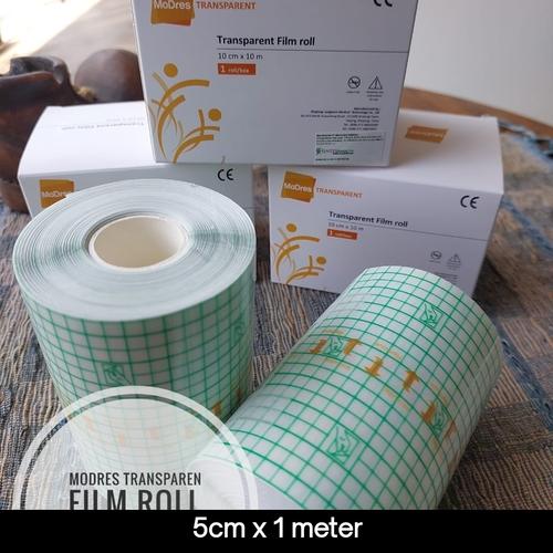 Jual Modres Transparent roll 5 cm x 100 cm, 5cm x 1m /plester ...