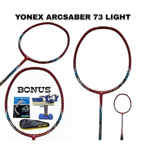 Jual Raket badminton Yonex Arcsaber 73 light Rudy Hartono Series original Free pasang senar ...