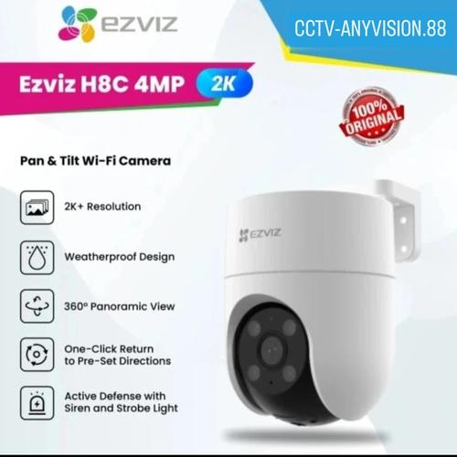 Jual EZVIZ H8C 4MP OUTDOOR PTZ PAN & TILT WIFI IP CAMERA AUTO TRACKING ...