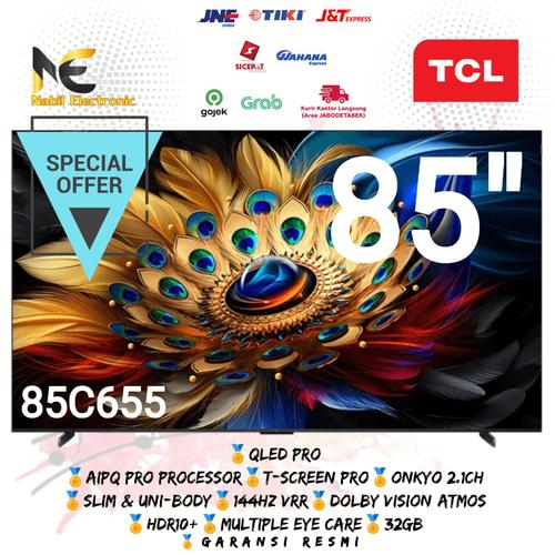 Jual TCL 85C655 QLED PRO UHD 4K 85 INCH GOOGLE TV NEW 144HZ - Kota ...