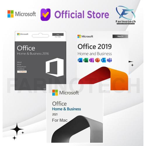 Promo Microsoft Office 2021 2019 2016 for Mac Home Business Original License Key Lifetime ...