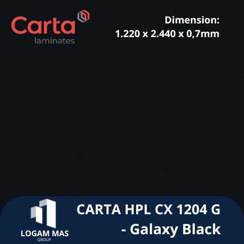 Jual CARTA SIGNATURE HPL CX 1204 G - Galaxy Black Gloss - High Pressure ...