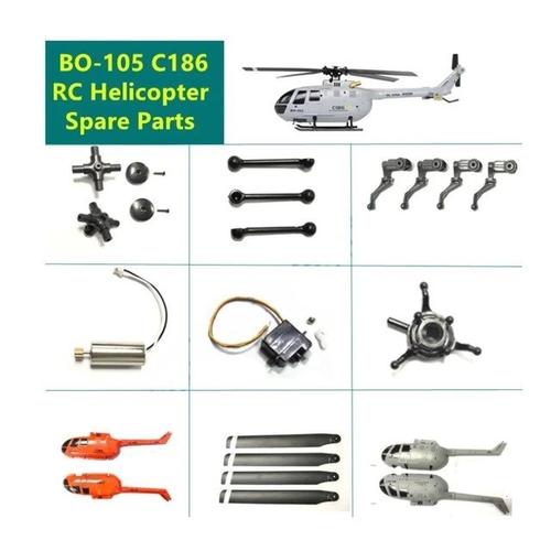 Jual Spare Part RC Helicopter C186 B105 shaft swash servo motor Cover ...