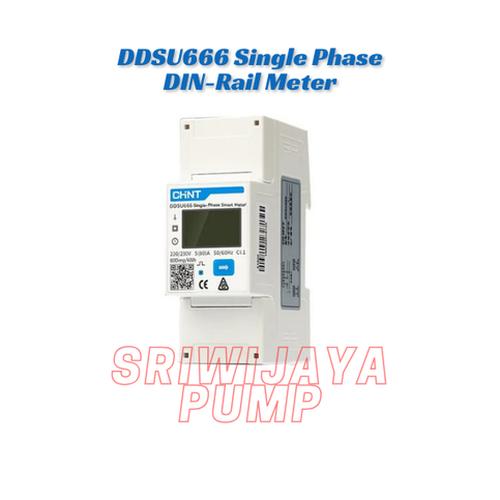 Jual DDSU666 CHINT Single Phase DIN-Rail Meter - 5(80)A 2P - Kota Bandar Lampung - Sriwijaya ...