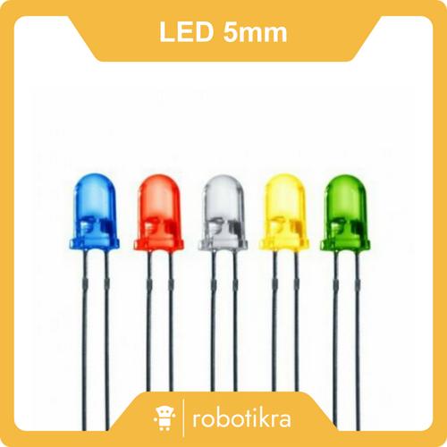 Jual LED 5mm Warna Merah Kuning Hijau Light Emitting Diode Lampu Kecil ...