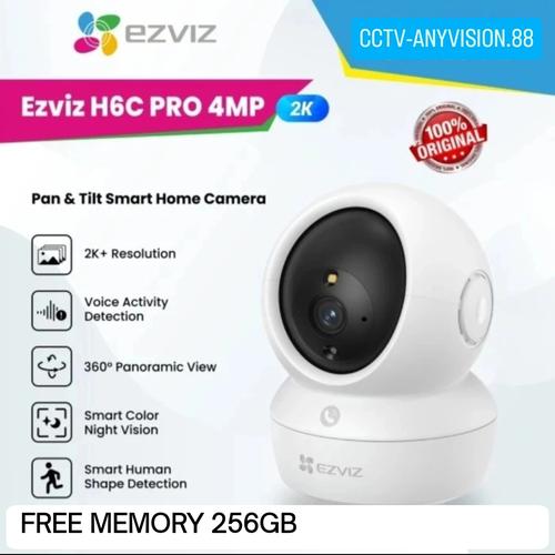 Promo EZVIZ H6C PRO 4MP 2K SMART COLOR NIGHT AUTO ZOOM TWO-WAY CALLING ...