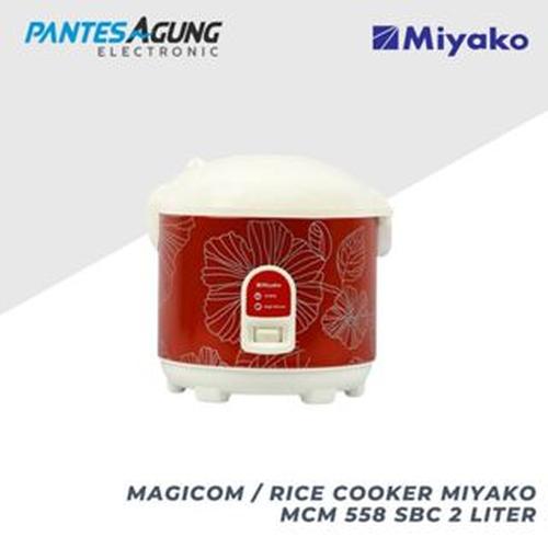 Jual MAGICOM / RICE COOKER MIYAKO MCM 558 SBC 2 LITER - Kota Bandung ...