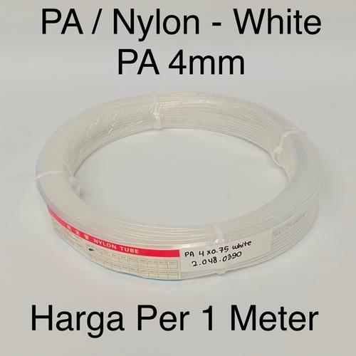 Jual Selang PA Nylon Tubing Putih White 4mm x 2.5mm OD 4mm ID 2.5mm Thickness 0.75mm Tube | PA4 ...