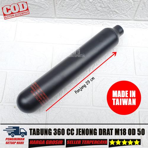Promo Tabung 360 CC Drat M18 OD 50 Tabung TAIWAN 360 CC Botol Drat M18 360 CC Terbaru - Jakarta ...