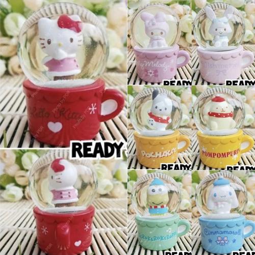 Jual Snow Globe Mini Figurine Cup Sanrio Original Hello Kitty My Melody Wish Me Mell Cinnamoroll ...