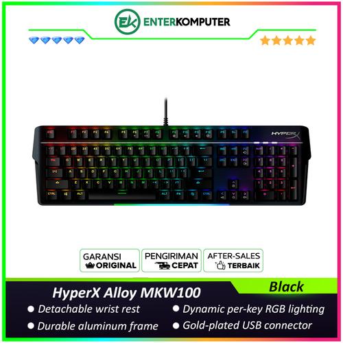 Promo HyperX Alloy MKW100 Mechnical Gaming Keyboard Cicil 0% 3x ...