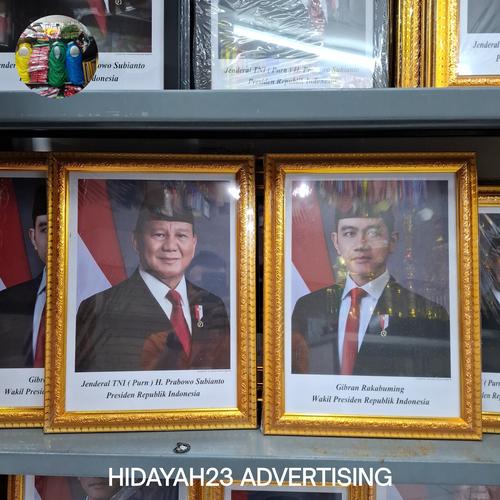 Jual bingkai foto presiden dan wakil presiden frame presiden bingkai frame - 30 x 40 cm ...