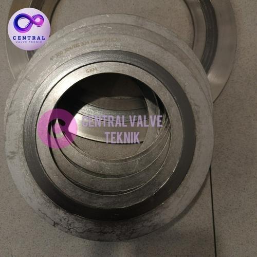 Jual Spiral Wound Gasket 10" Inch Ansi 300 Stainless 304 / SWG Ansi 300 ...