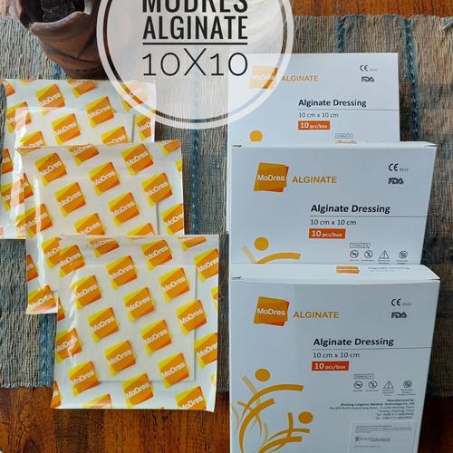 Jual Modres Alginate 10x10cm. /Demafix/Pembalut/Plester luka/Diabet ...