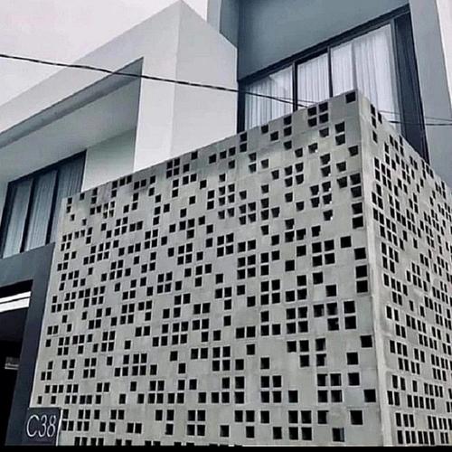 Jual Roster beton/Loster minimalis /hiasan dinding motif dadu ventilasi ...