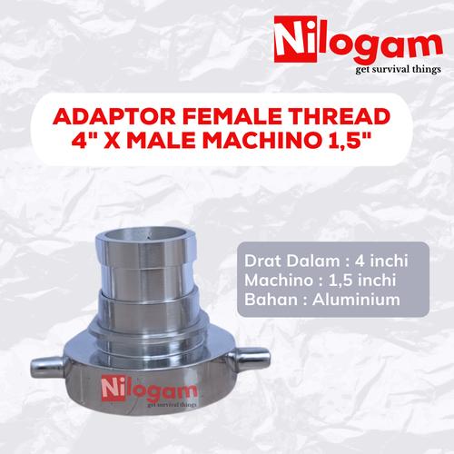 Jual Adaptor Female Thread 4 x Male Machino 1,5 | Adaptor Pemadam ...