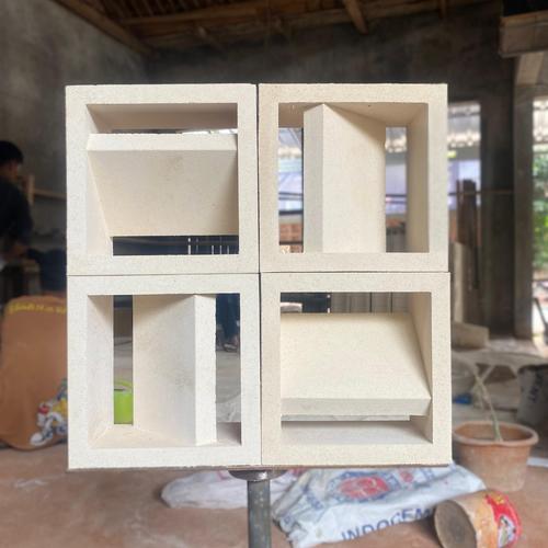 Jual Roster beton minimalis modern, NAKO putih 20x20 - Jakarta Pusat ...