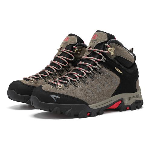 Jual Sepatu Gunung SNTA 506 Grey Red Semi Waterproof Soft Shell Outdoor ...