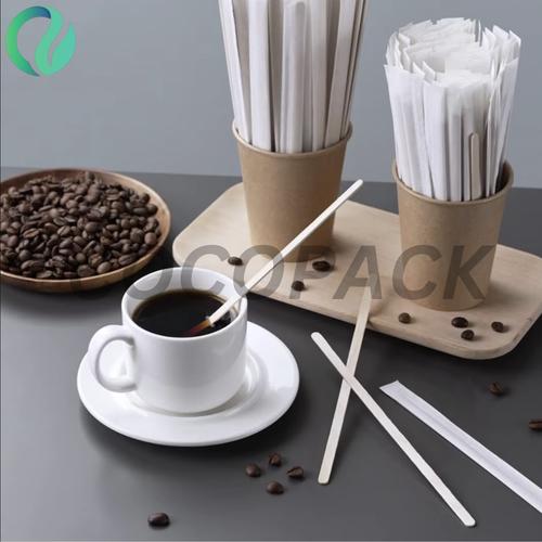 Jual Stick Kayu Pengaduk Kopi Wooden Coffee Stirrer 14cm - Kota ...