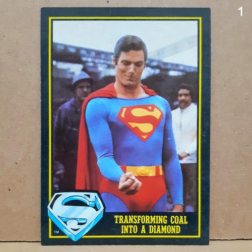 Jual Christopher Reeve Superman Movie Trading Cards. kartu asli vintage ...
