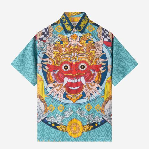 Jual Batik Print Telusur Kultur - Corak Nusantara - Barong Bali Tosca ...