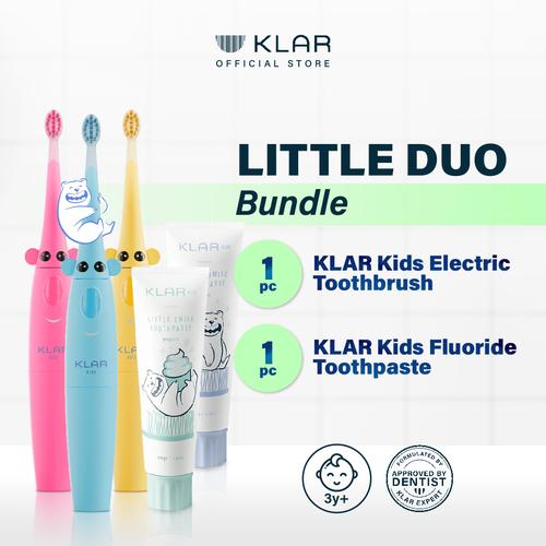 Promo [KLAR Little Duo Bundle] Paket Premium Sikat Gigi Elektrik ...